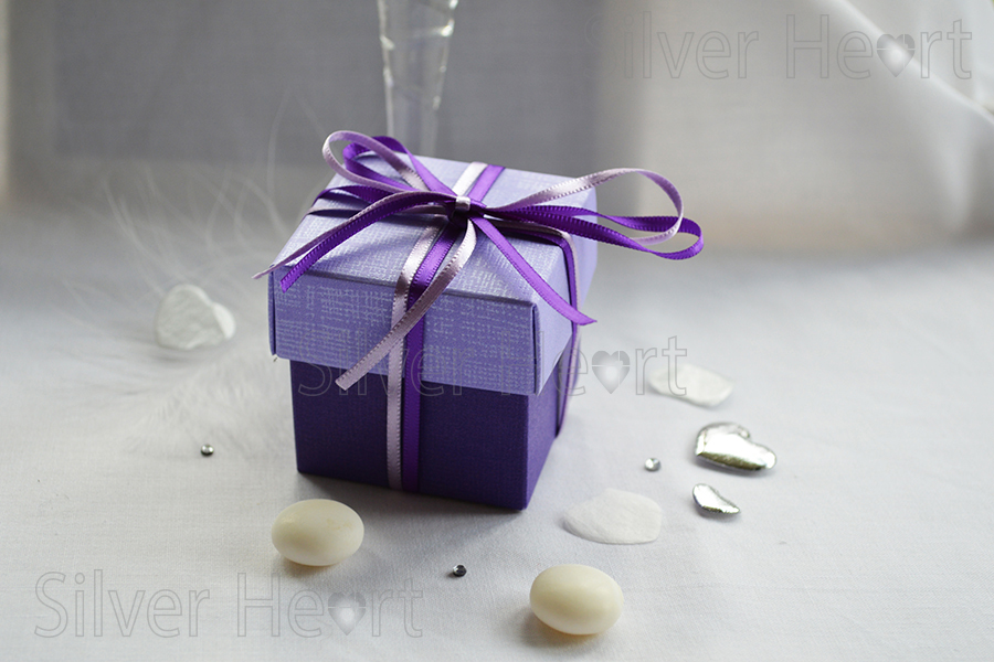 Two Tone Box - Light Top. Box wedding favour gift for guests, made from ...